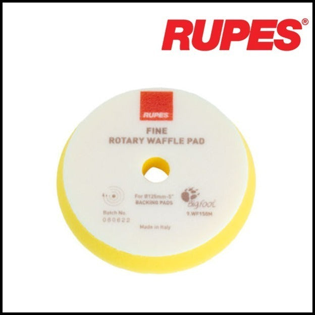 RUPES 9.WF150M Rotary Fine Waffle Foam Pads 125mm, 5" – Planet Car Care